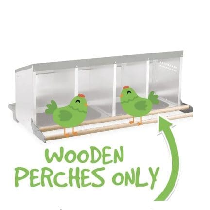 Nesting Box Perches - The Good Life Backyard